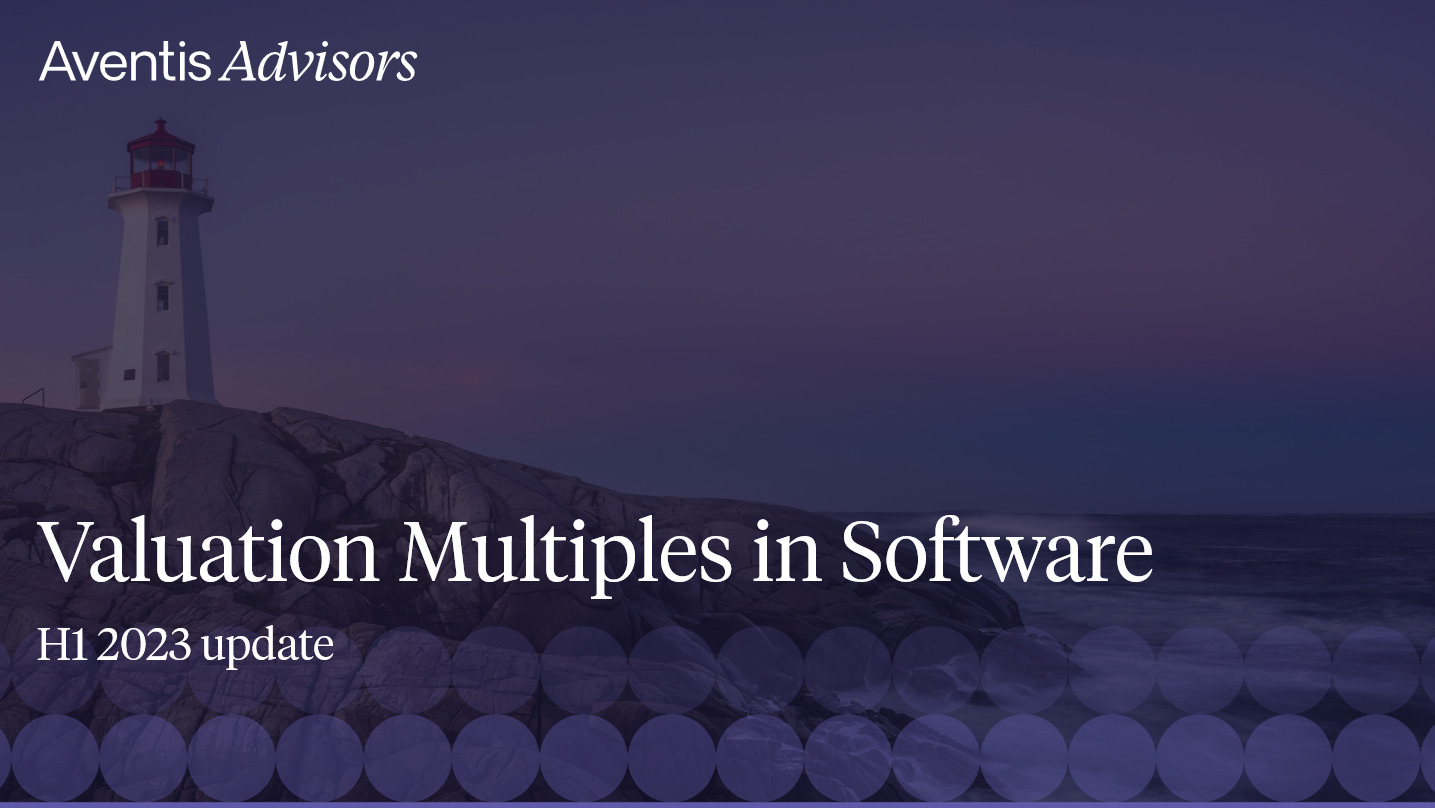 Software Valuation Multiples: 2015-2023 – Aventis Advisors