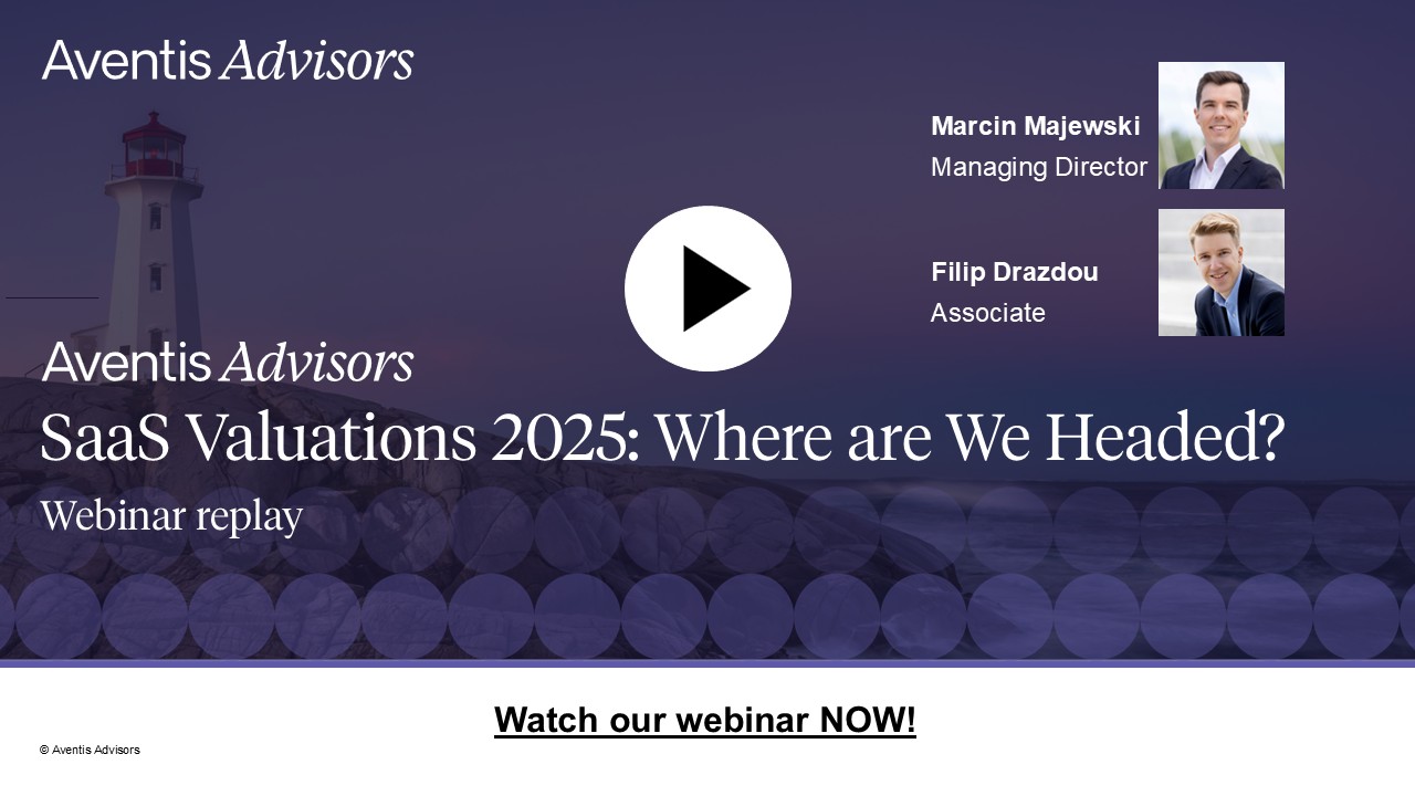 Software Valuation Multiples: 2015-2025 – Aventis Advisors